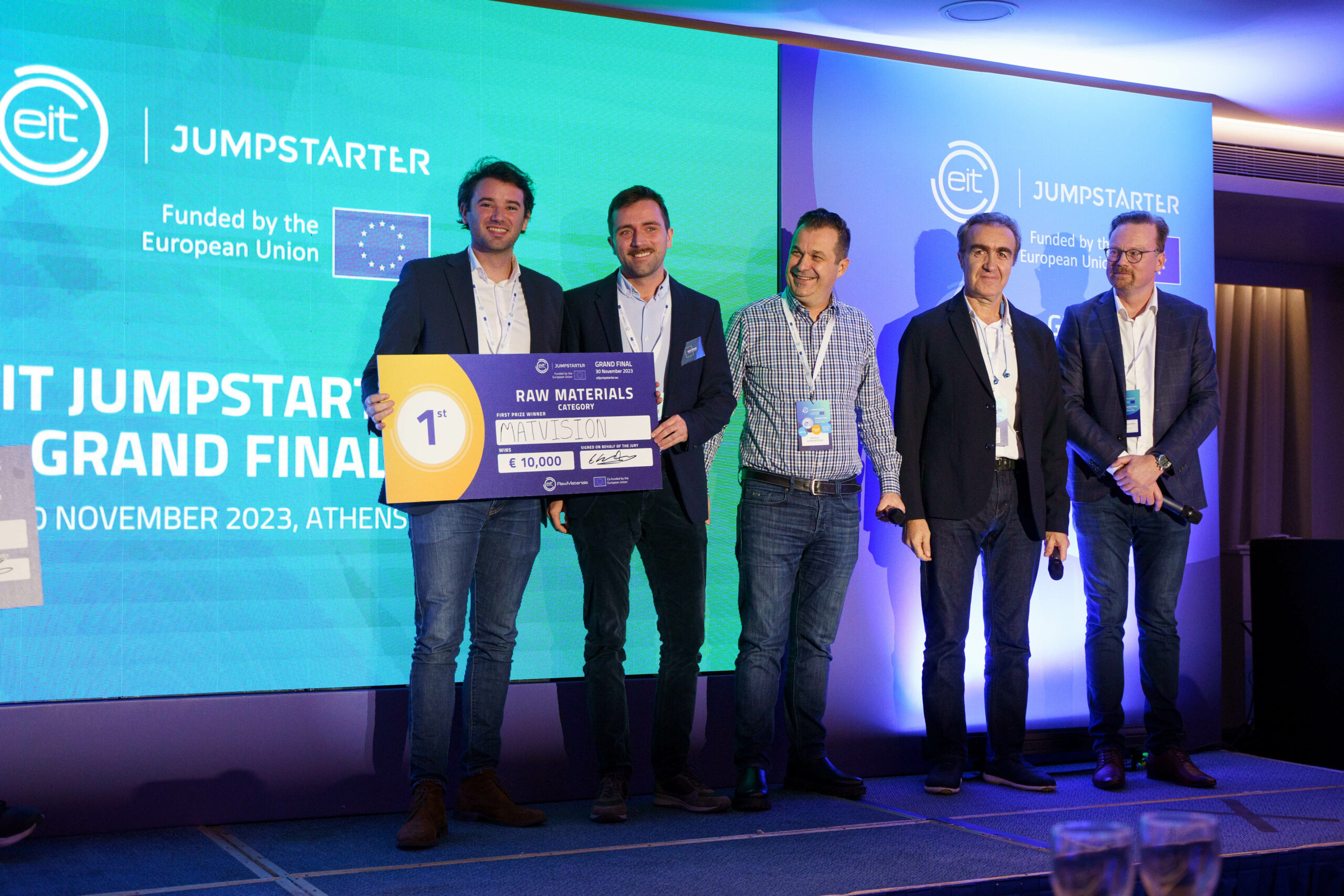 First place for Matvision at EIT Jumpstarter 2023 - MATVISION - Smart ...